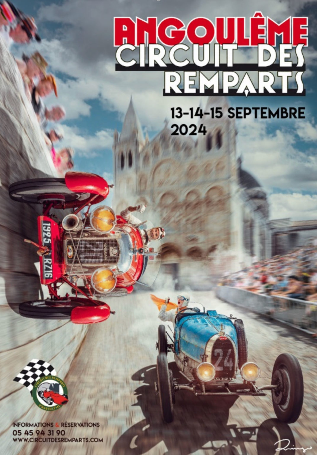 THE CIRCUIT DES REMPARTS D'ANGOULEME UNVEILS ITS 2024 POSTER AT ...